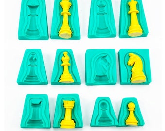 Clay chess set | Etsy