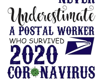 Postal worker svg | Etsy