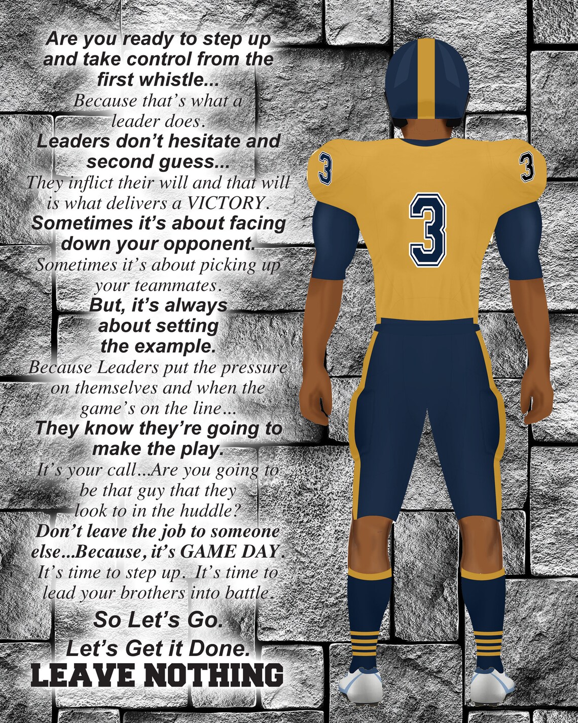 Football Football Player Custom Football Player Build | Etsy