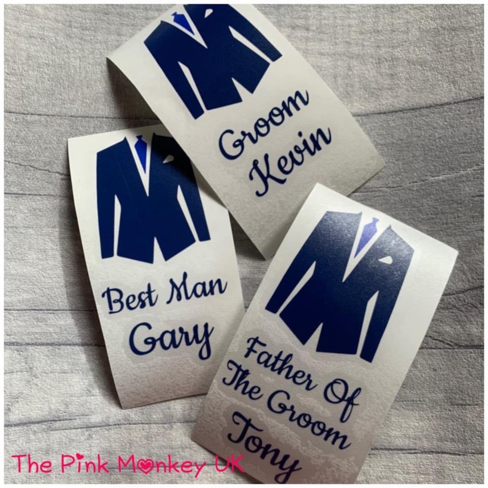 Wedding Suit Vinyl Sticker for Groom Groomsmen Best Man Father & More ...