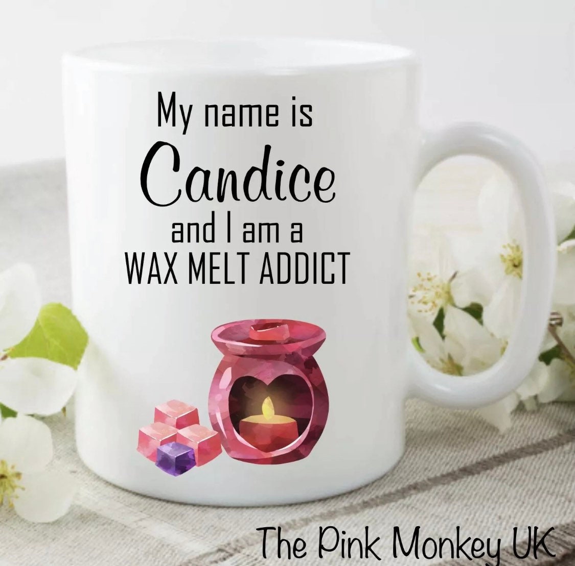Wax Addict Personalised Mug Novelty Wax Melt Lover Gift - Etsy.de