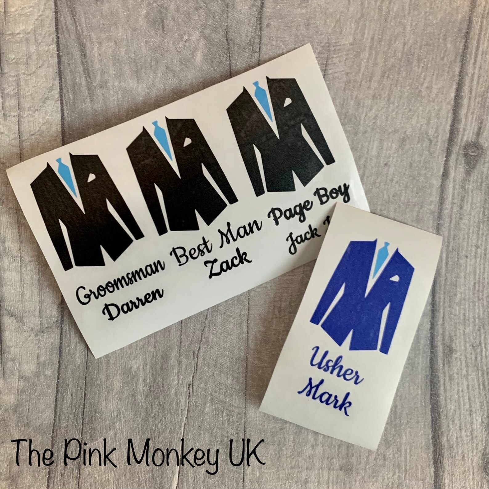 Wedding Suit Vinyl Sticker for Groom Groomsmen Best Man Father - Etsy.de