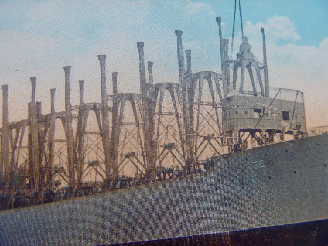 Collier Jupiter- Built Mare Island, California, Postmarked 1945, but ...
