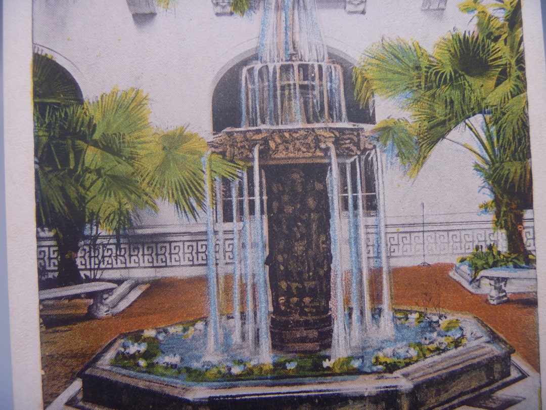 Patio and Aztec Fountain, Pan-american Building, Washington, D.C ...