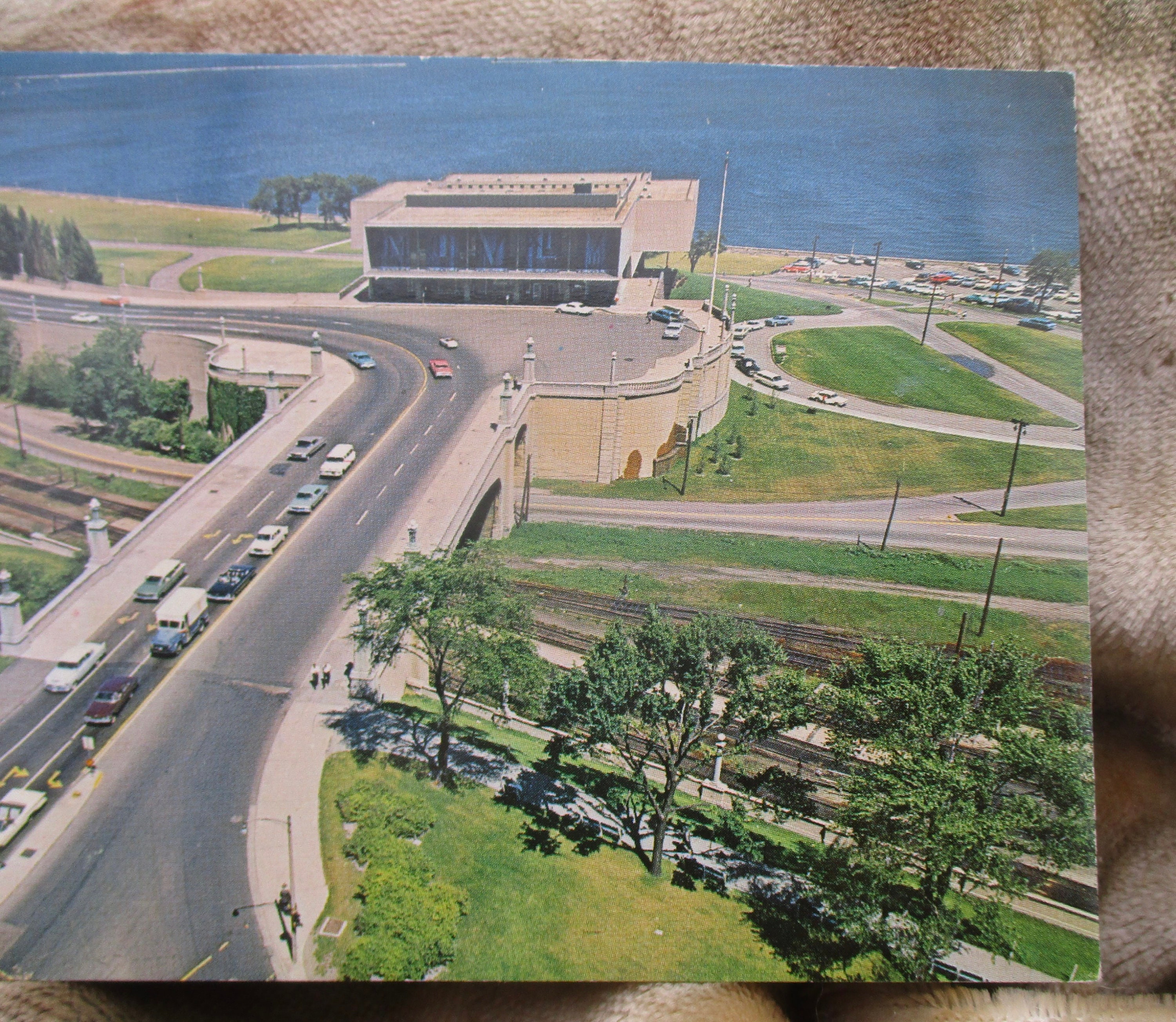 Milwaukee Wisconsin, View of the Lake Front, 1960s Post Card, L.L ...