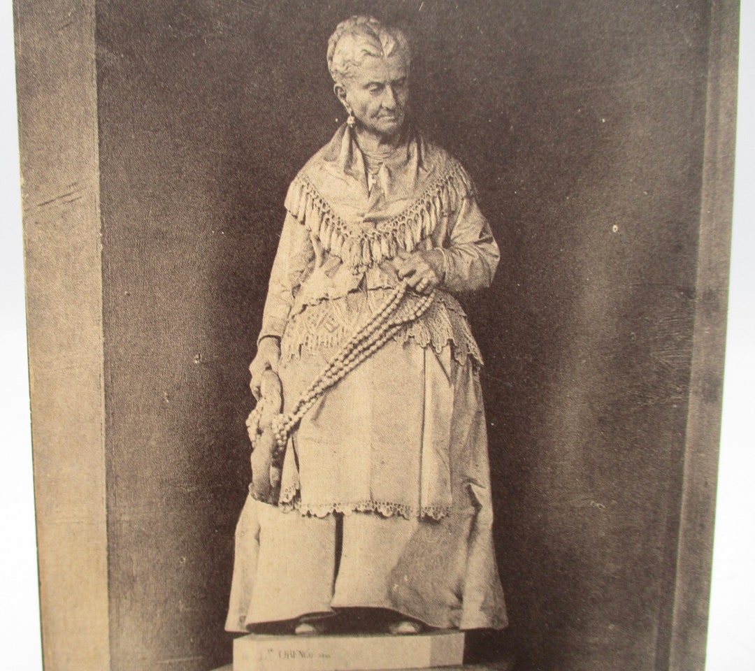 Caterina Campodonico Statue, Staglieno Cemetery, Genoa Italy C1920 ...