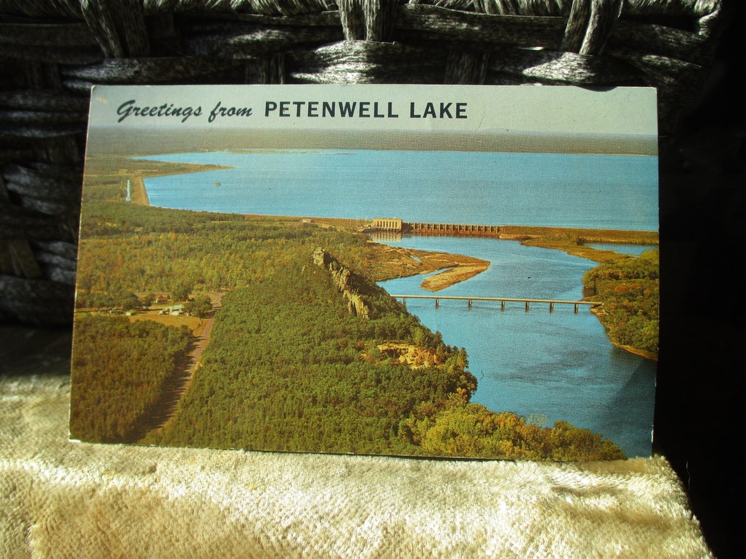 Petenwell Lake, Wisconsin, Vintage Post Card, C1950s Chrome Era ...