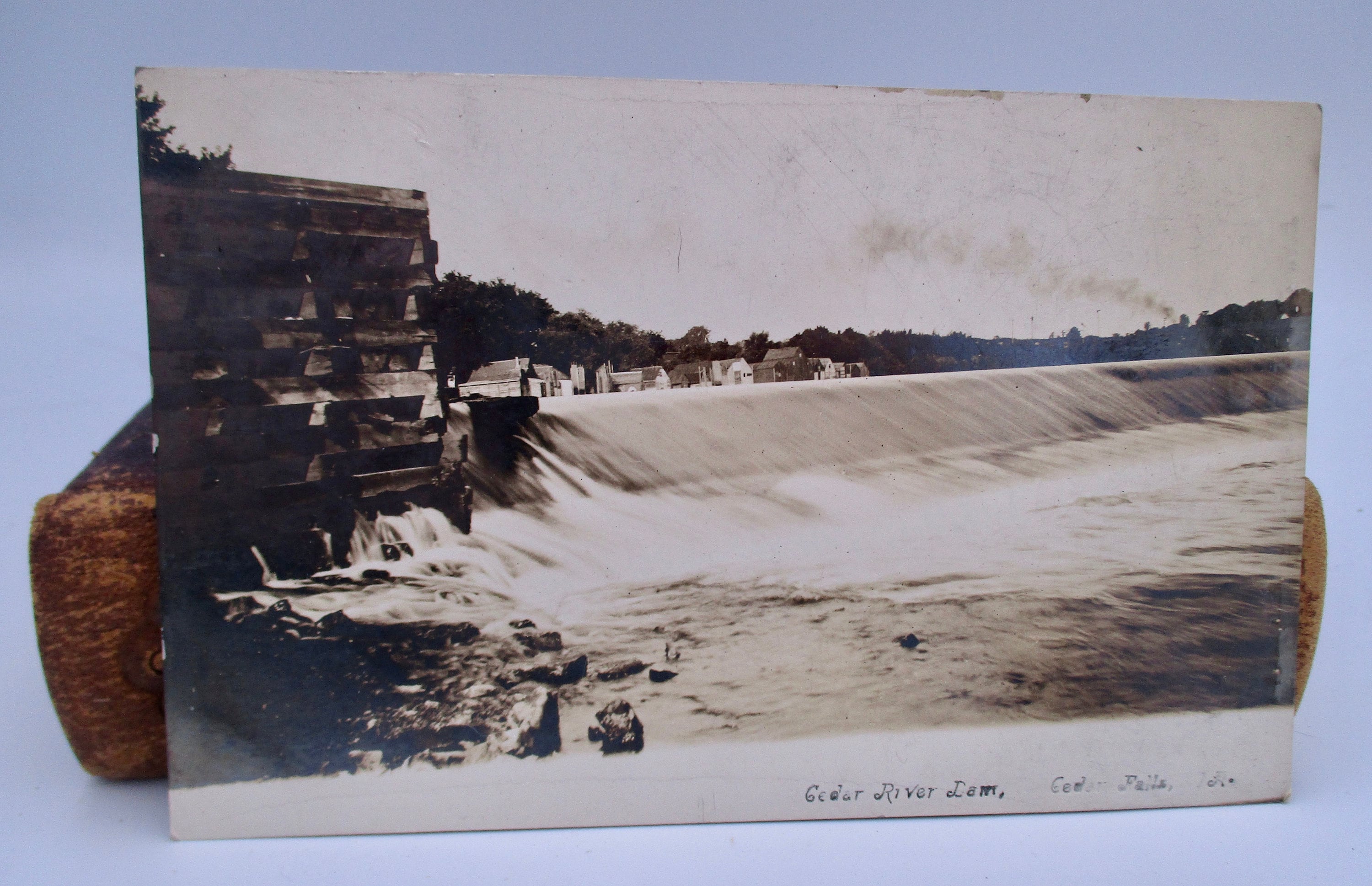 Cedar River Dam Cedar Falls Iowa. RPPC 1904-1918 AZO Photo - Etsy