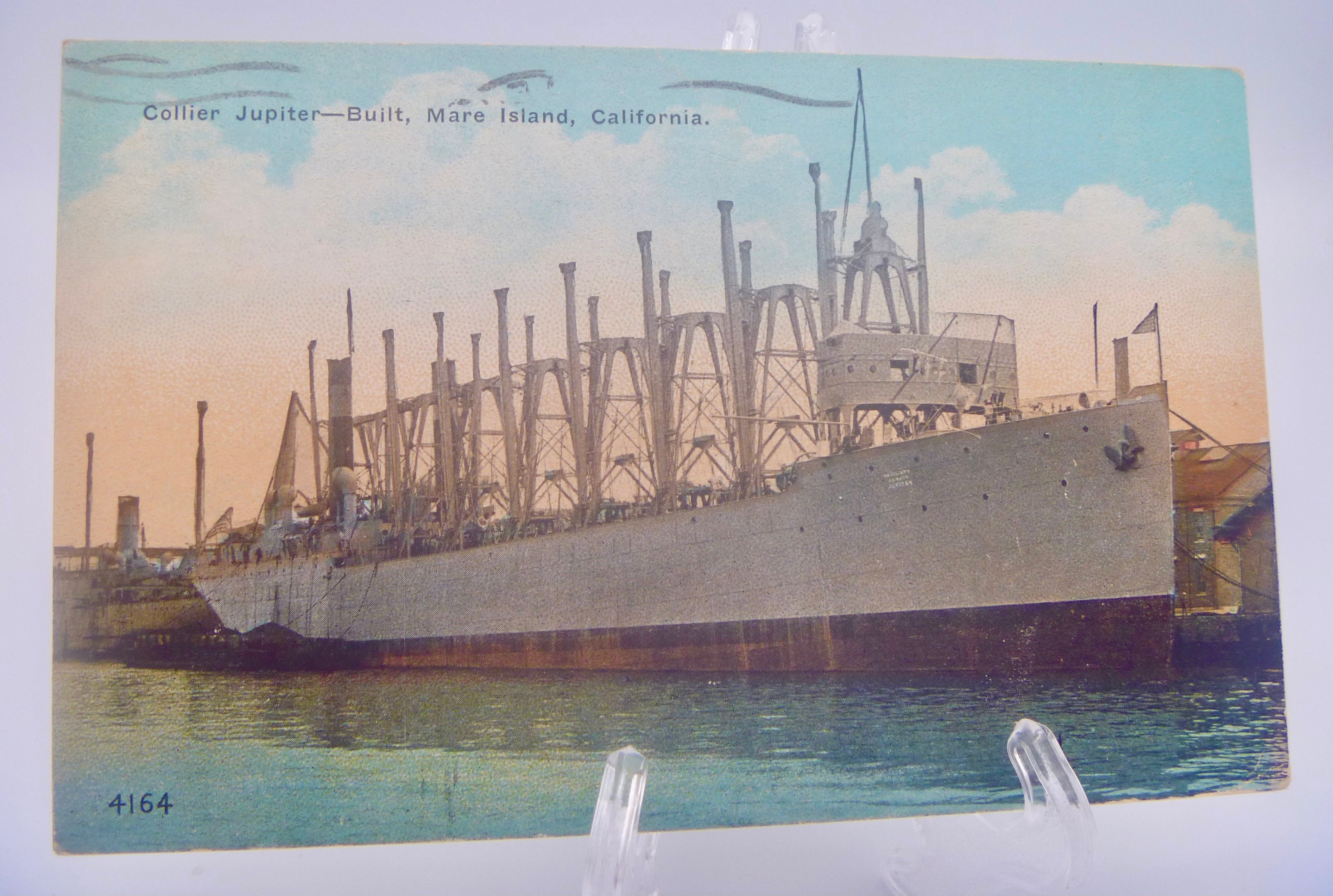 Collier Jupiter Built Mare Island, California, Postmarked 1945, but the ...