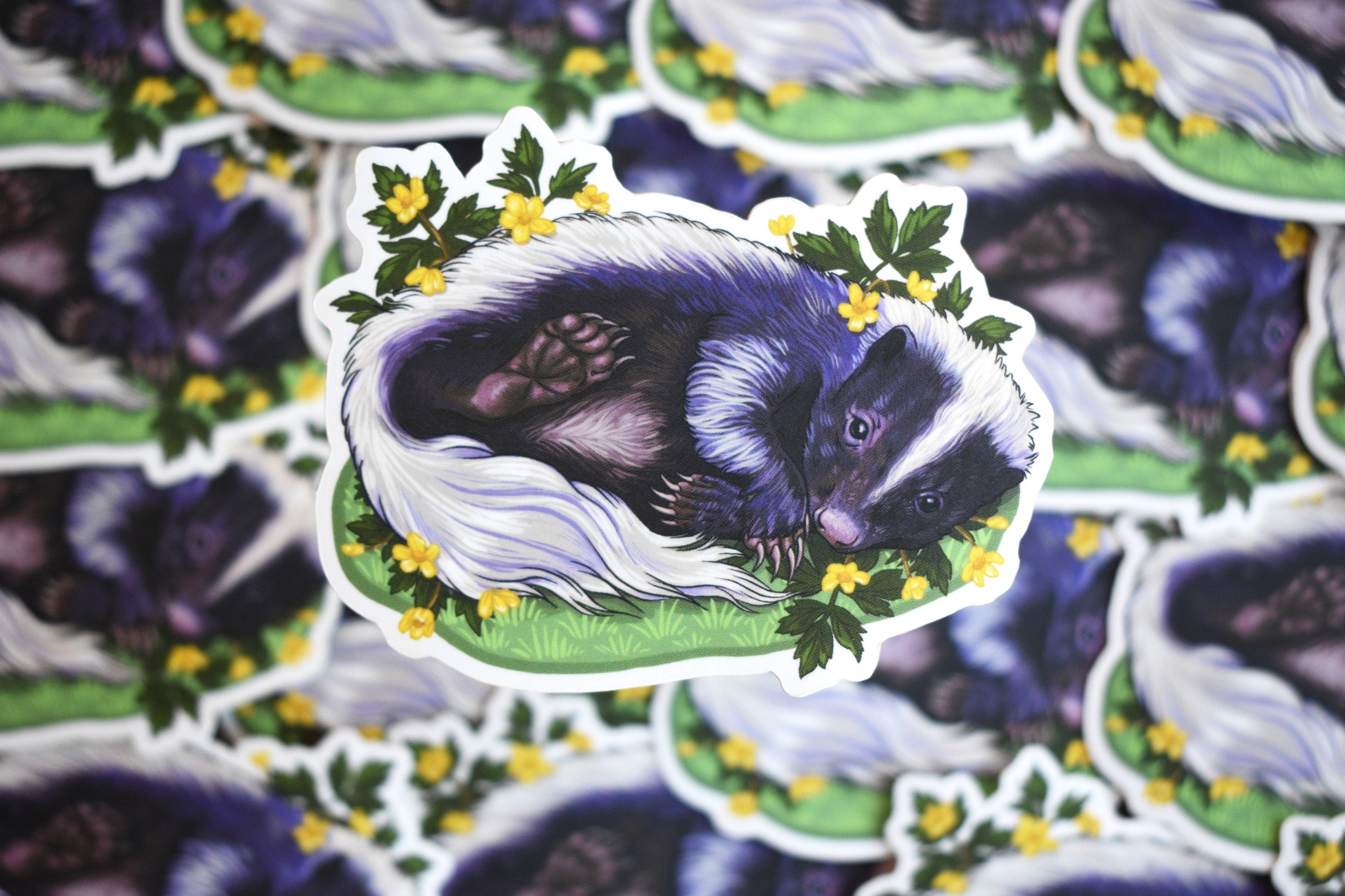 Baby Skunk Stickers - Etsy