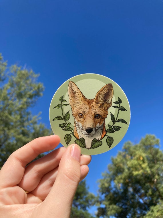 Red Fox Sticker - Etsy