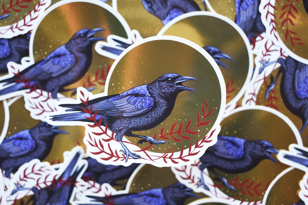 Crow Sticker - Etsy