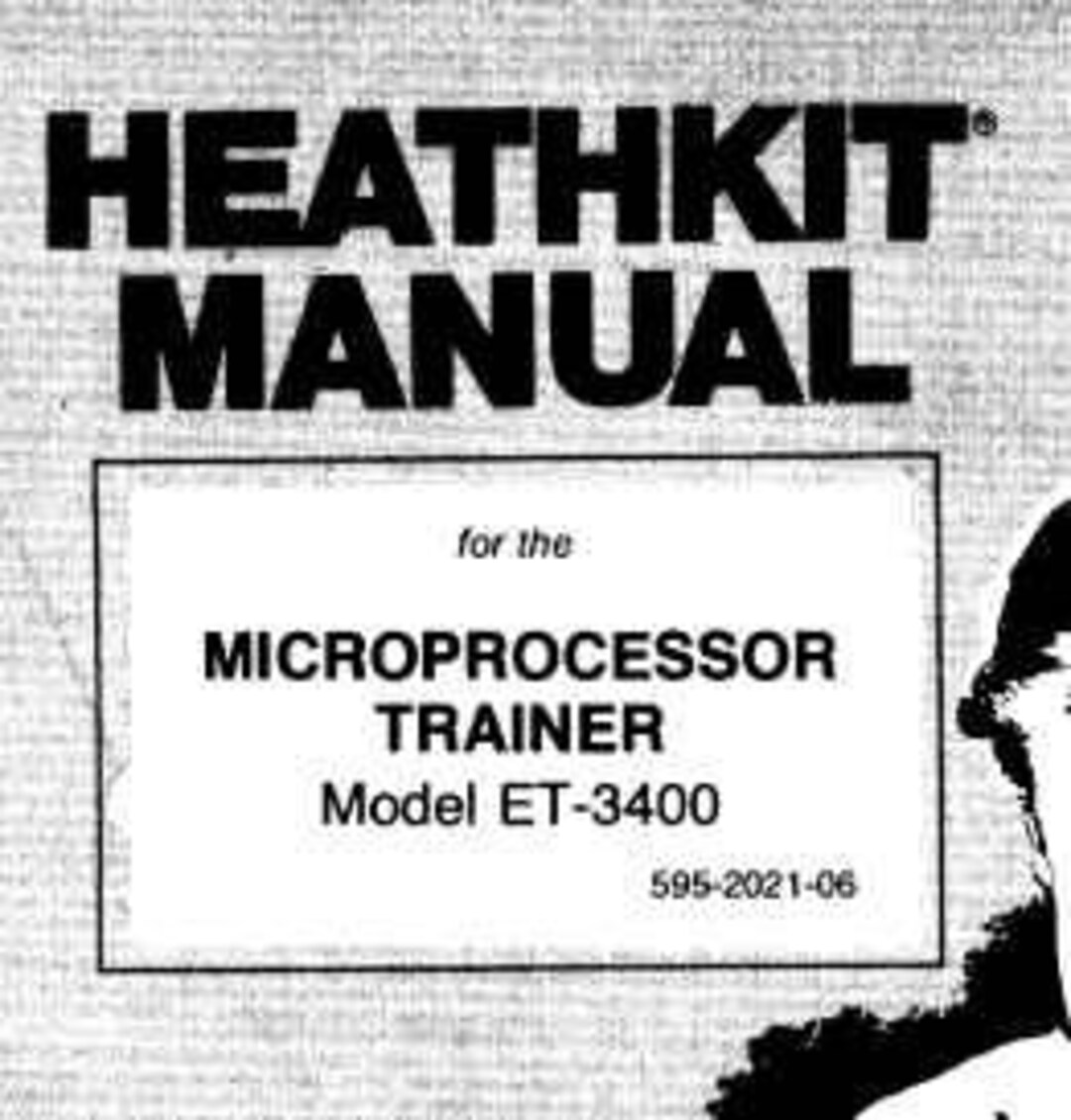 HEATHKIT MANUAL Microprocessor Trainer Model ET-3400 - Etsy