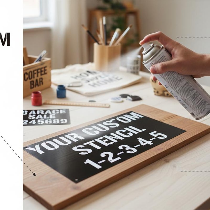 Custom Stencils 12 Inch - Etsy