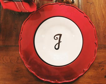 Personalized Appetizer Plates Set of 6 Gift boxed | Etsy