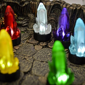 LED Crystal Terrain for Dungeons and Dragons - Etsy