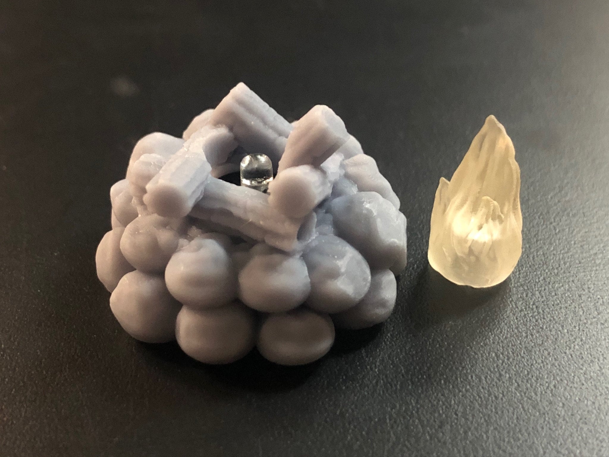 Miniature 1 Campfire With Flickering LED Light Flame for - Etsy Australia