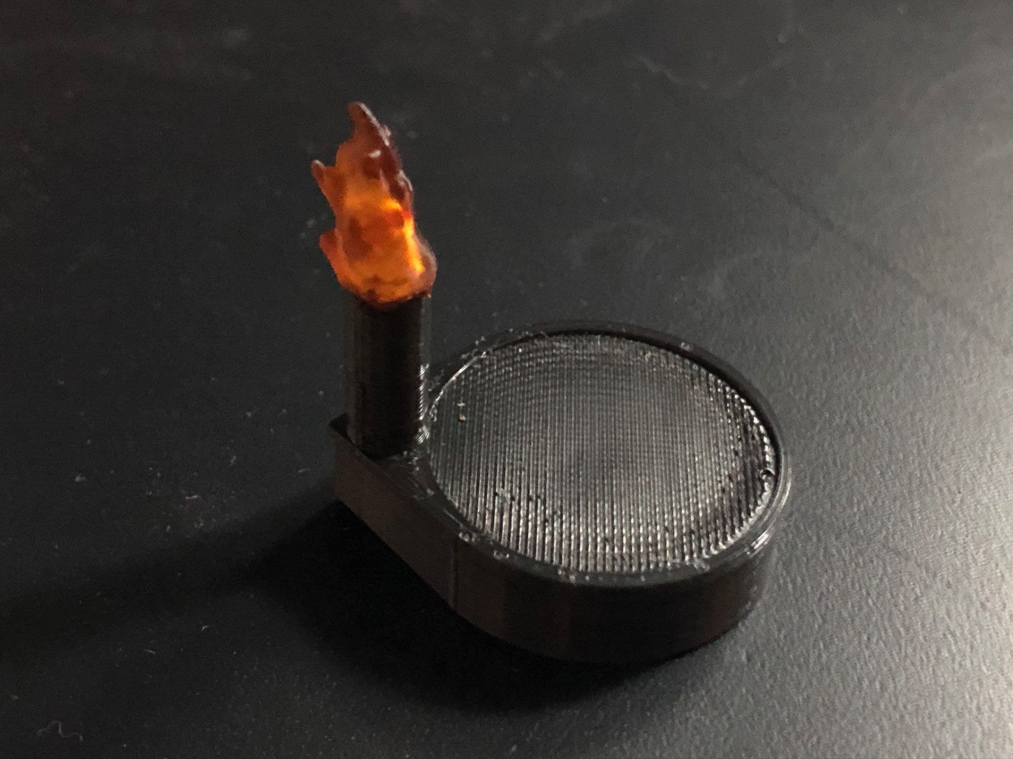 Torch Base With Flickering LED Light for Dungeons and Dragons - Etsy UK