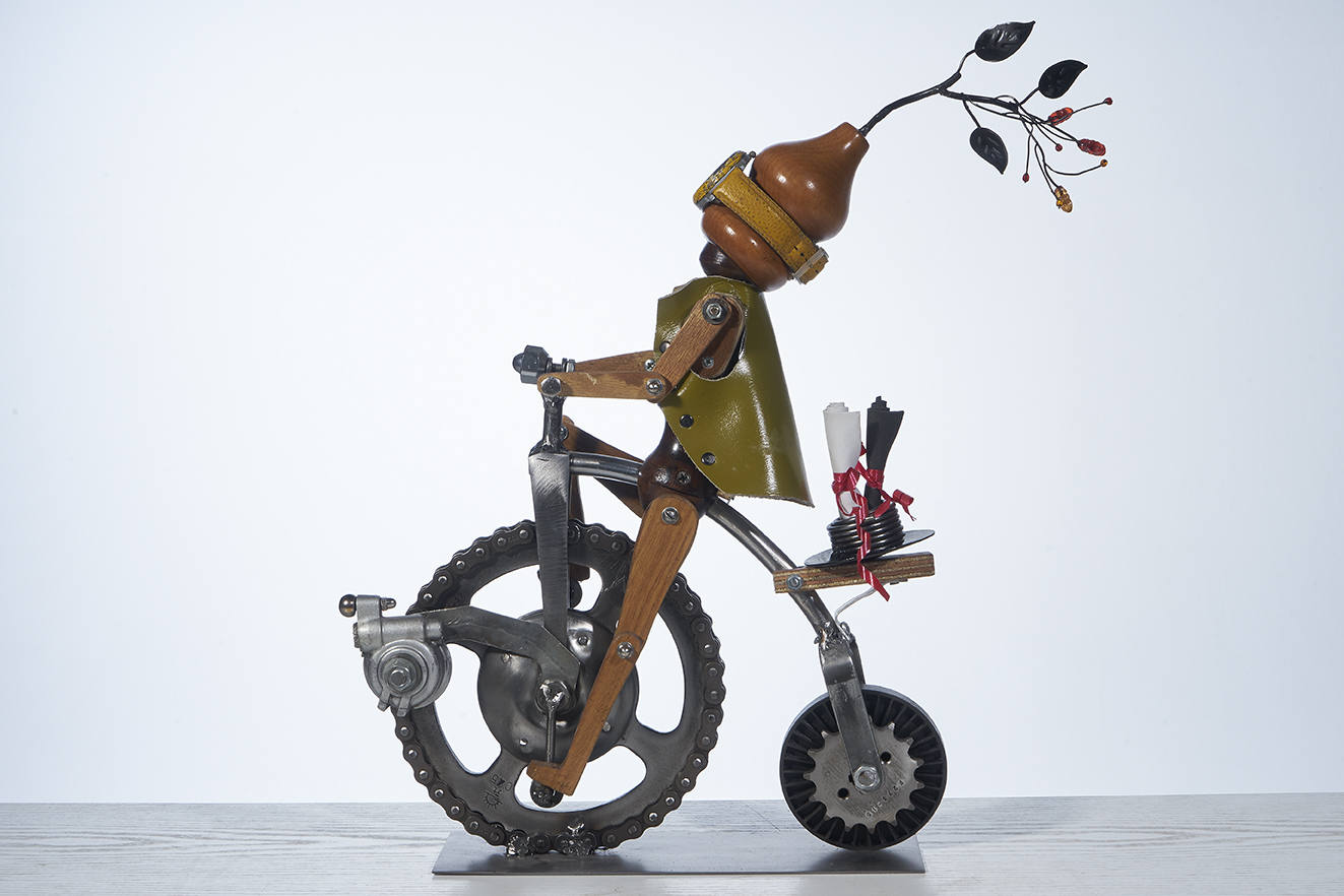Postman - Sculpture in Metal - Etsy