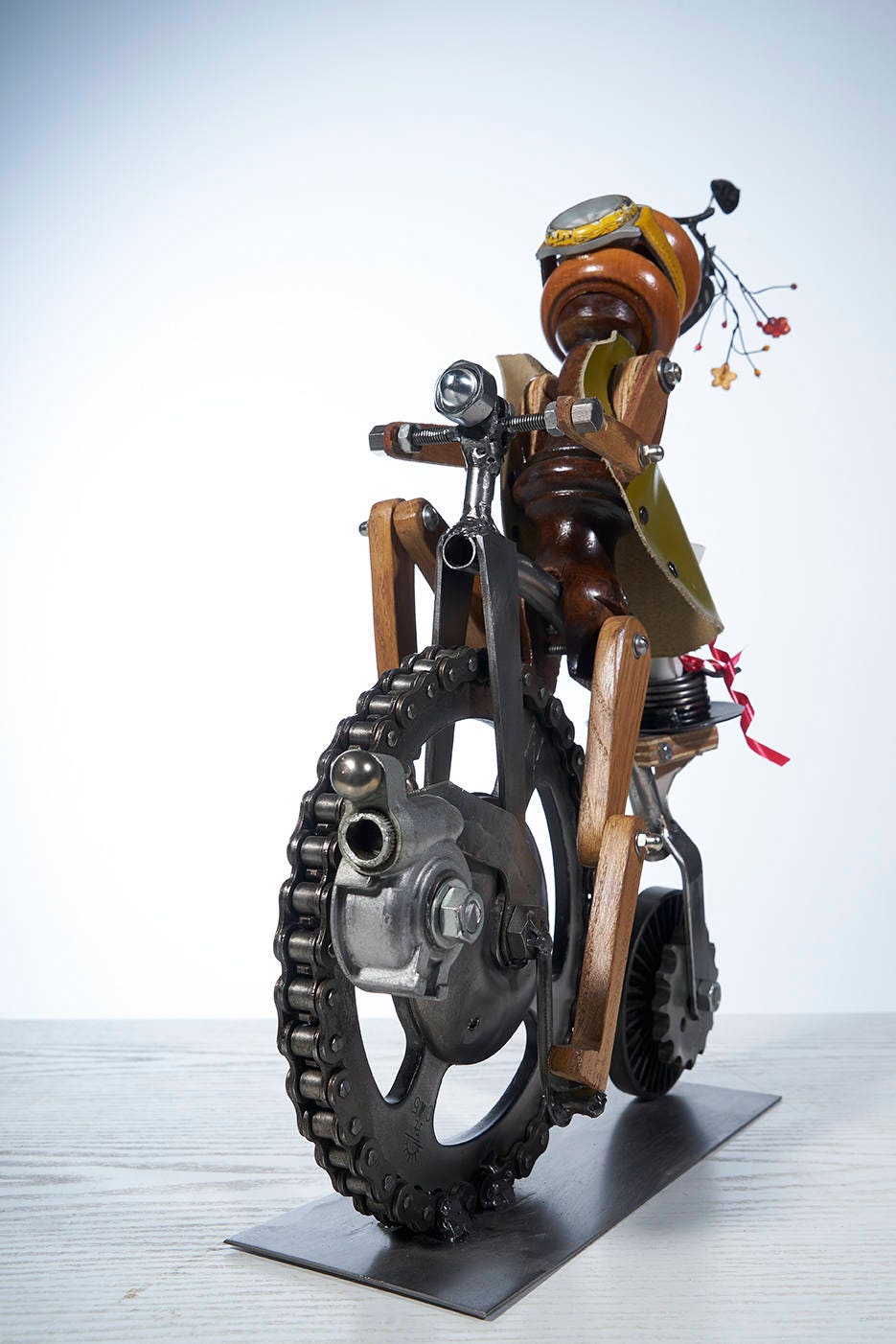 Postman - Sculpture in Metal - Etsy