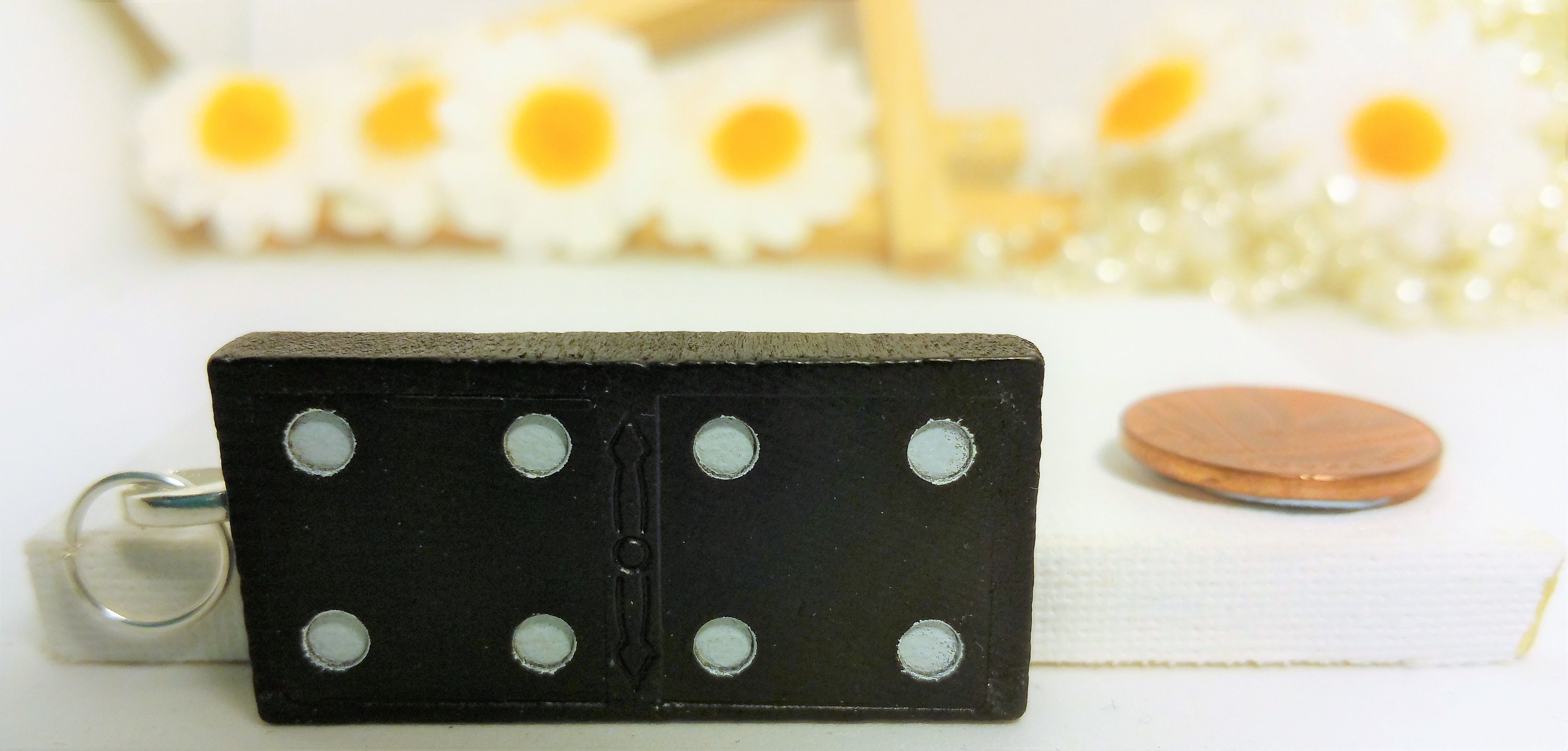 Domino Jewellery, Black Domino Pendant, Black Pendant, Black Jewellery ...