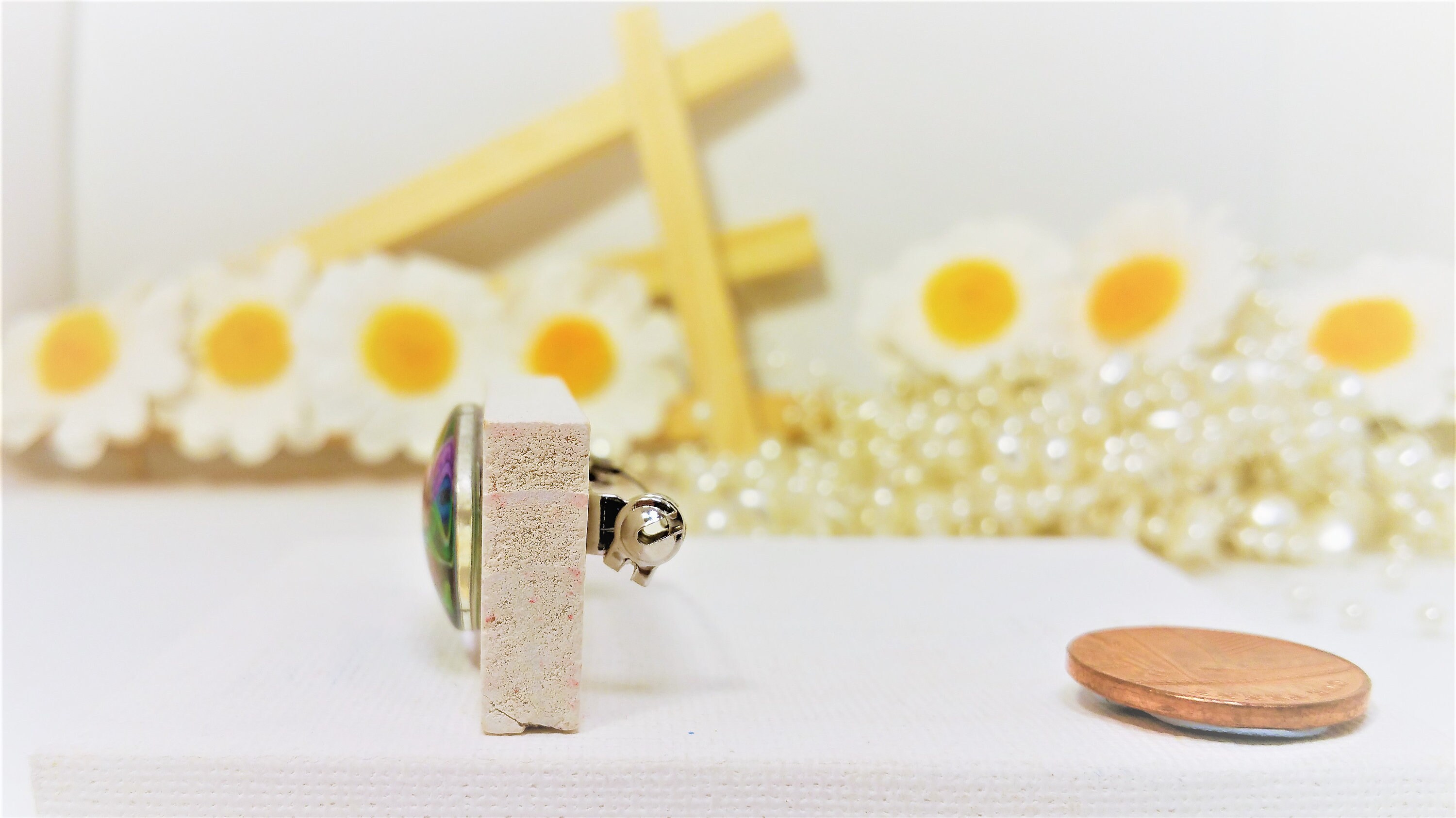 Wood Brooch, Wood Badge, Wooden Brooch, Wooden Badge, White Brooch ...