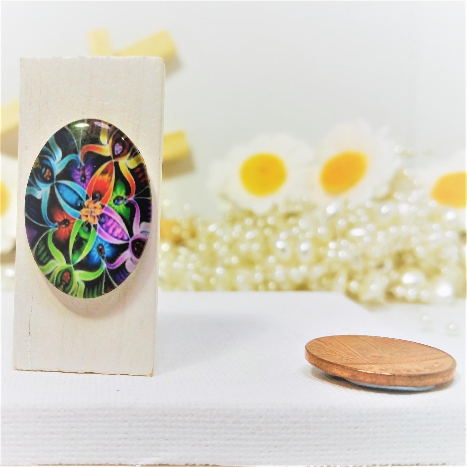 Wood Brooch, Wood Badge, Wooden Brooch, Wooden Badge, White Brooch ...