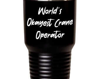 Funny Crane Water Bottle Crane Operator Gift Crane - Etsy