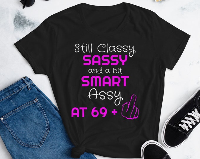 Sassy and Fabulous at 70th Birthday T-shirt Gift for Women - Etsy