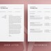 Modern Resume Template Bundle CV Template Cover Letter - Etsy