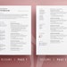 Modern Resume Template Bundle CV Template Cover Letter - Etsy