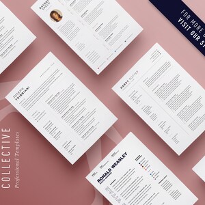 Modern Resume Template Bundle CV Template Cover Letter References ...
