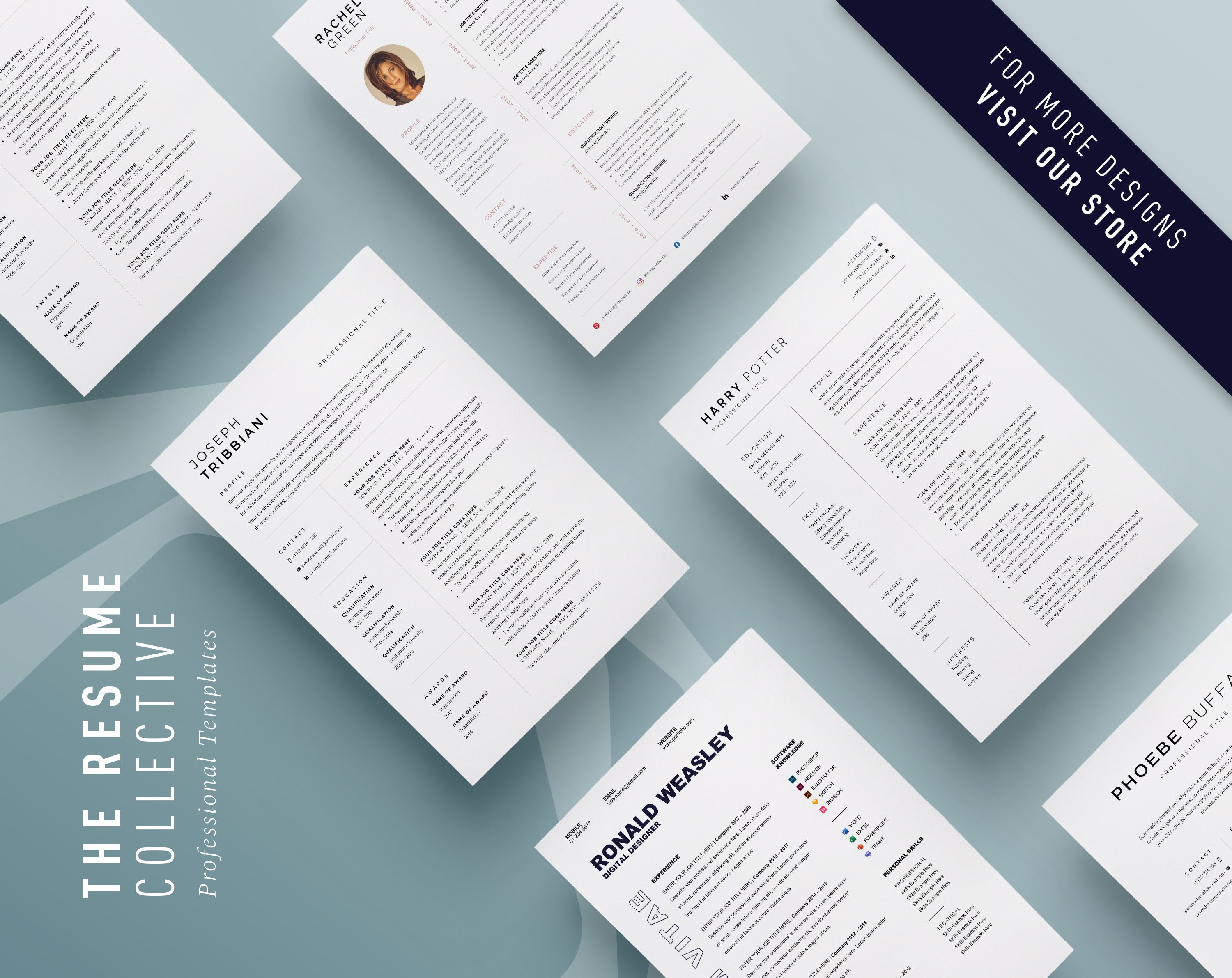 Modern Resume Template CV Template Cover Letter References Easy ...