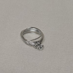 Silver Wrapped Rings - Etsy