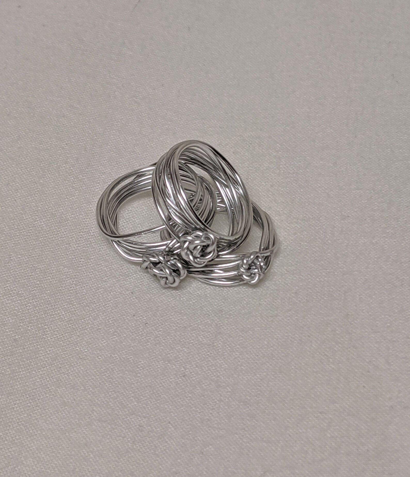 Silver Wrapped Rings - Etsy