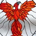 Rising Phoenix Stained Glass - Etsy