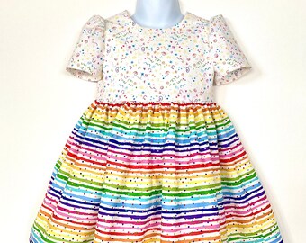 Girls Confetti Dress - Etsy