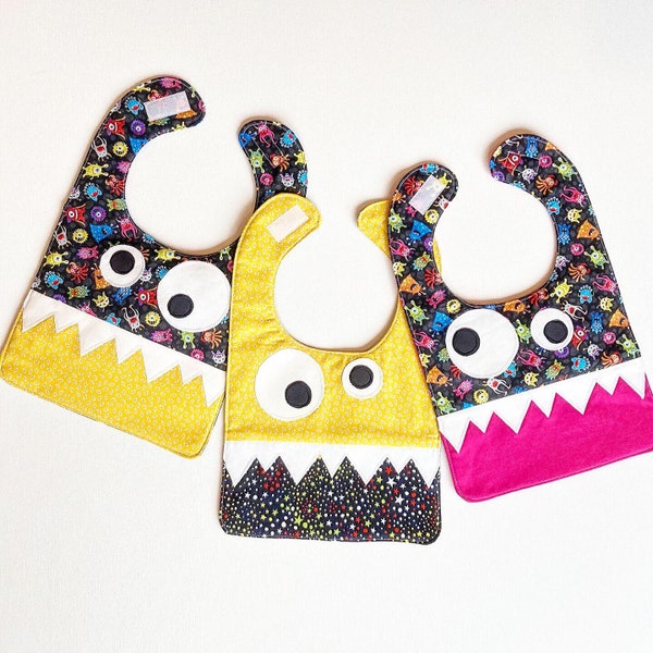 Monster Bib - Etsy