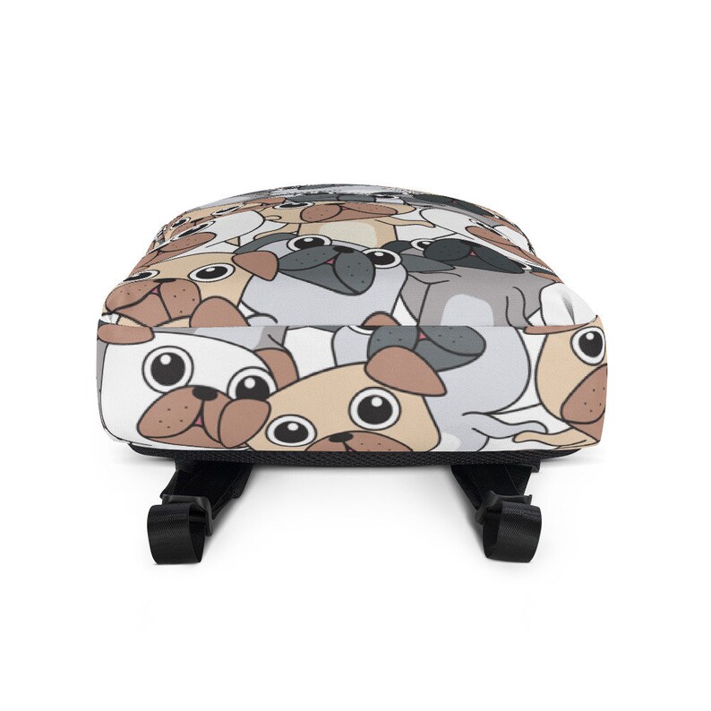 Doodled Pug Backpackback to School Kids Rucksackall Weather - Etsy
