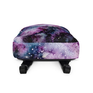Watercolor Galaxy Laptop Backpack~multipocket Galaxy Backpack~space ...