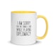 Board Game Apology Mug With Color Inside~i Am Sorry Coffee Cup~funny ...