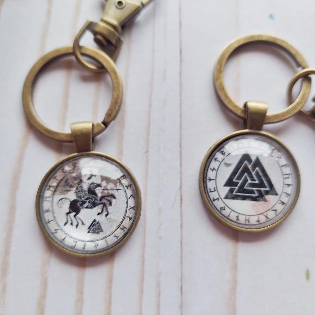 Viking Keychain and Bag Clip - Viking Gifts - Seconds With Small ...