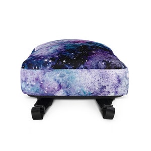 Blue Galaxy Waterproof Laptop Backpack~space School Bag~multi Zipper ...