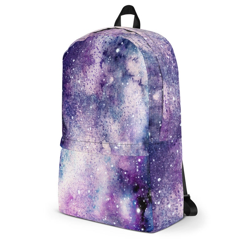 Pink and Blue Galaxy Waterproof Laptop Backpack~pink Nebula Space ...