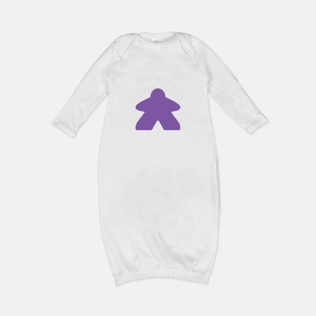 Lila Meeple Baby Layette Brettspiel KinderkleidungGaming ...