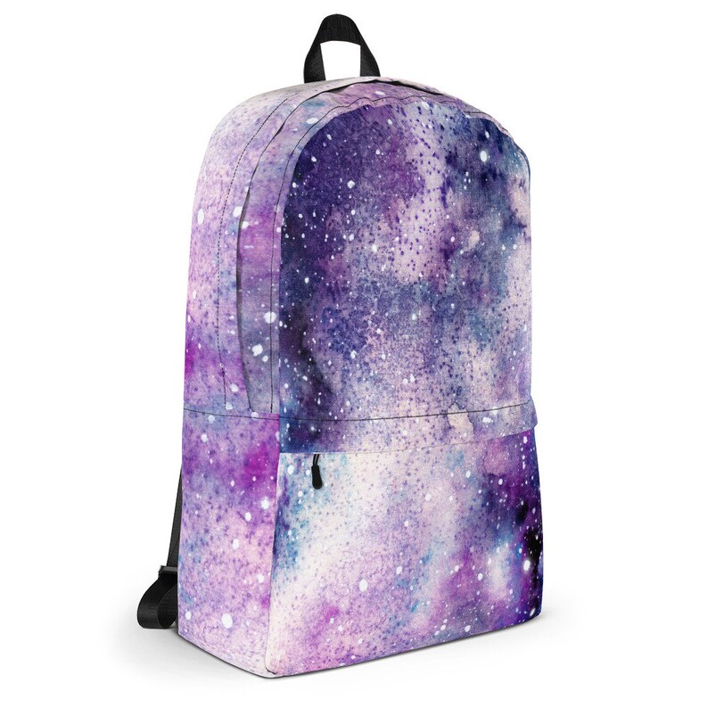 Pink and Blue Galaxy Waterproof Laptop Backpack~pink Nebula Space ...