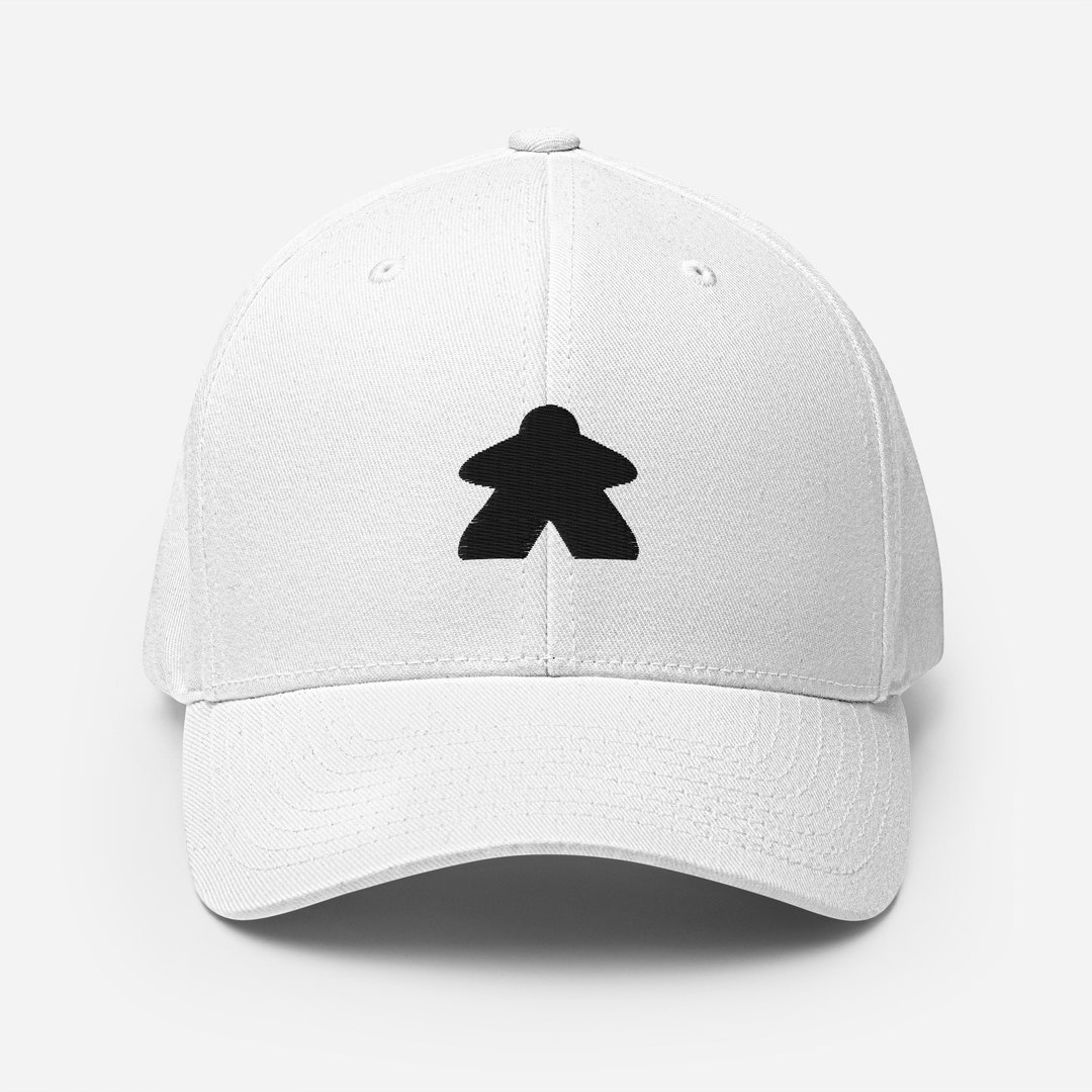 Black Meeple Flexfit 6277 Structured Twill Cap in Various Colors~board ...