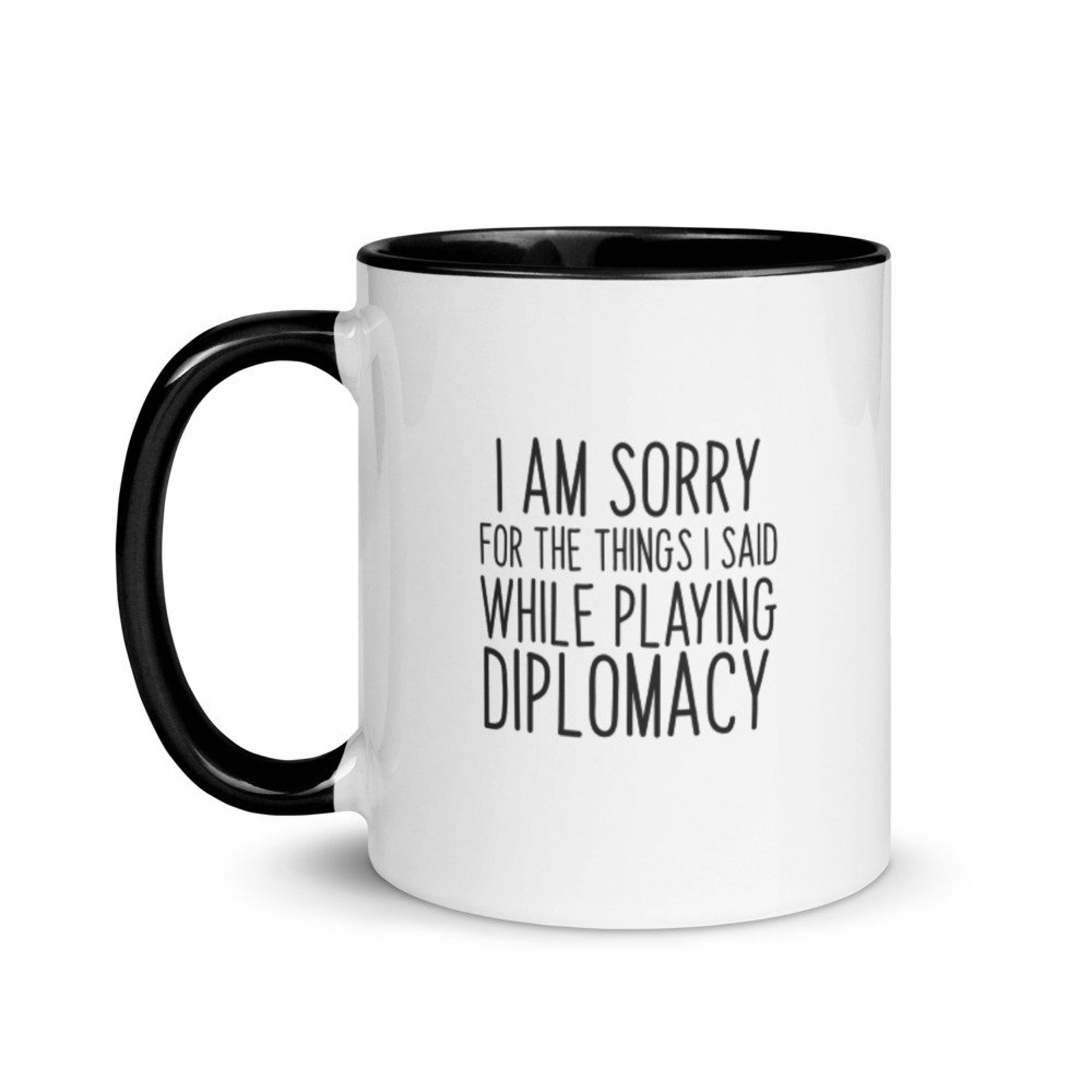 Board Game Apology Mug With Color Inside~i Am Sorry Coffee Cup~funny ...