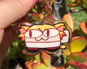 Woke Sleepy Necoarc Charm, Melty Blood Acrylic Charm, Funny Cat Meme ...