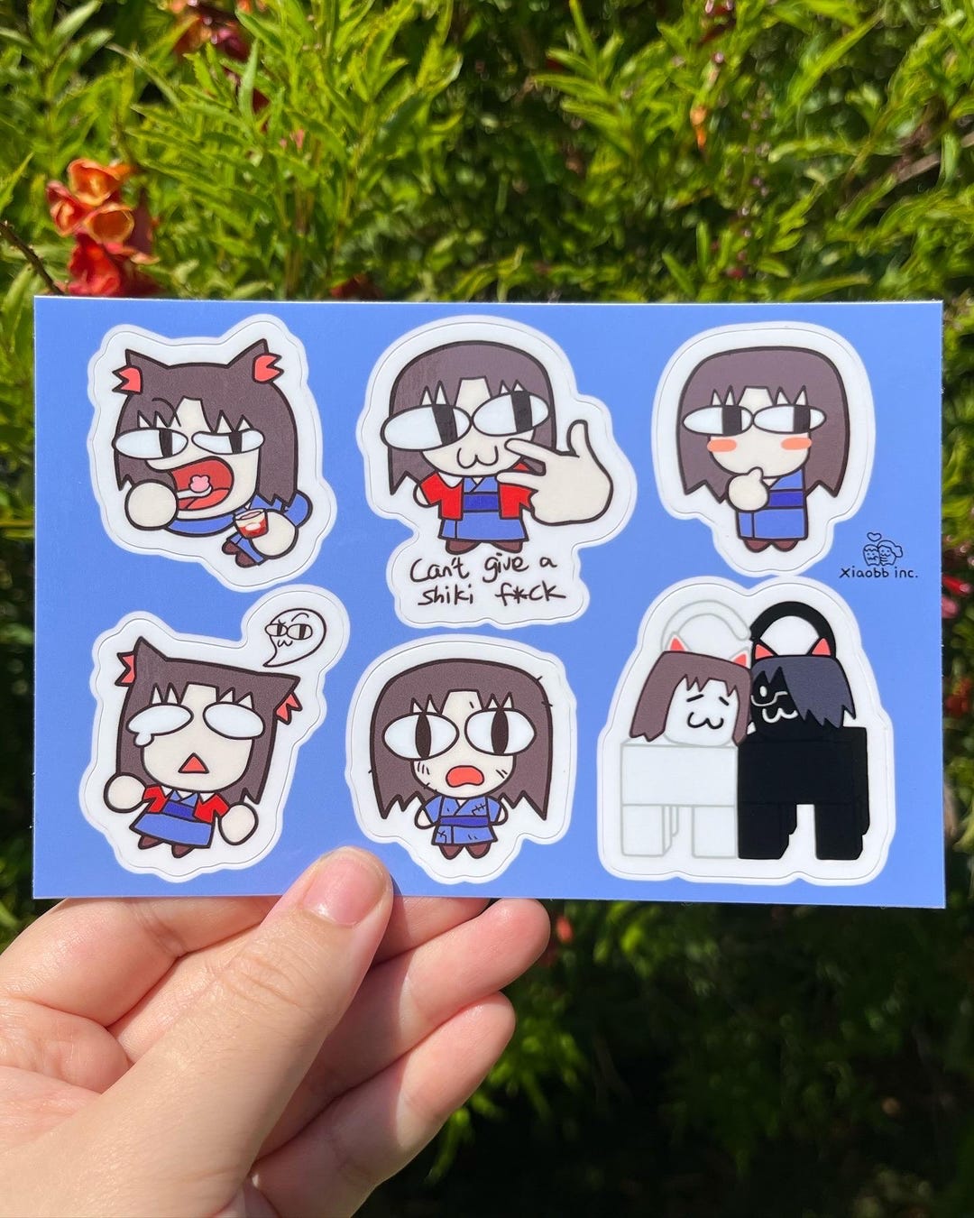 Shiki Neco Arc Sticker Sheet - Etsy